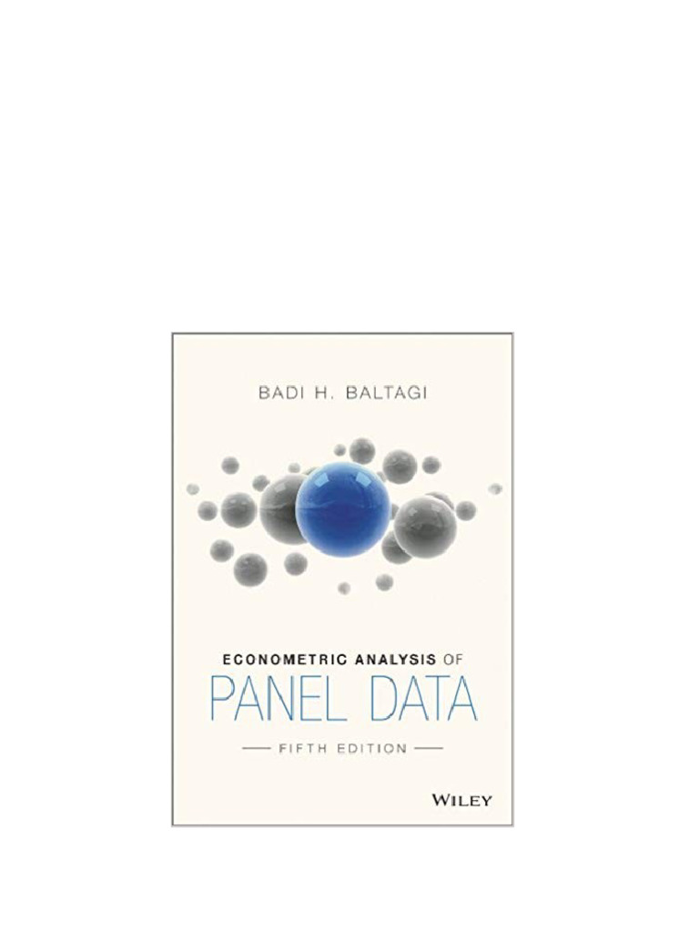 (Ebook PDF) Econometric Analysis of Panel Data 5th Edition by Badi H. Baltagiinstant Download ...
