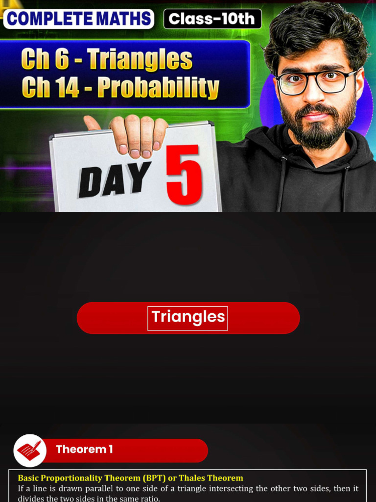 05 Triangles + Probability Maths Alakh Sir Batch Ritik Sir Dipanshu ...