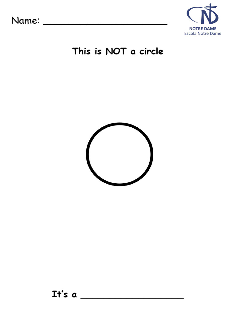 Think Outside The Box - This Is NOT A Circle | PDF