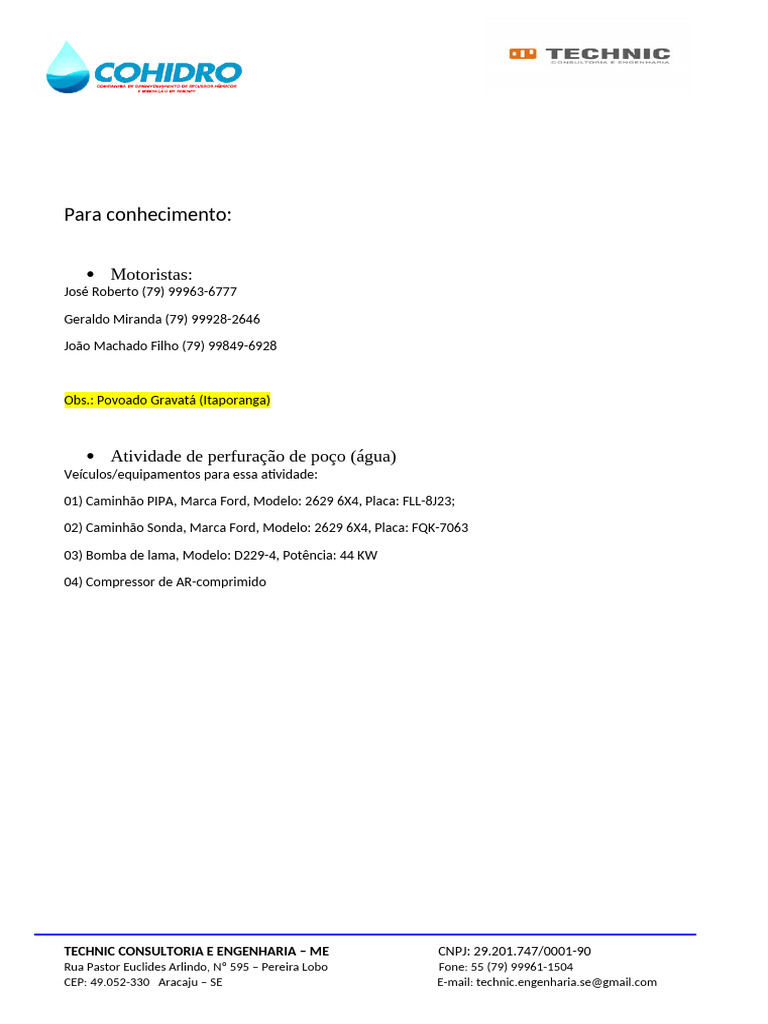 Papel - Timbre Da Empresa | PDF