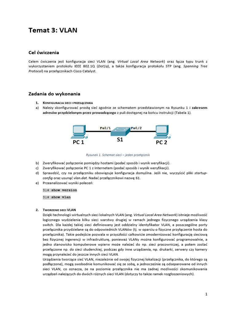 1. VLAN | PDF