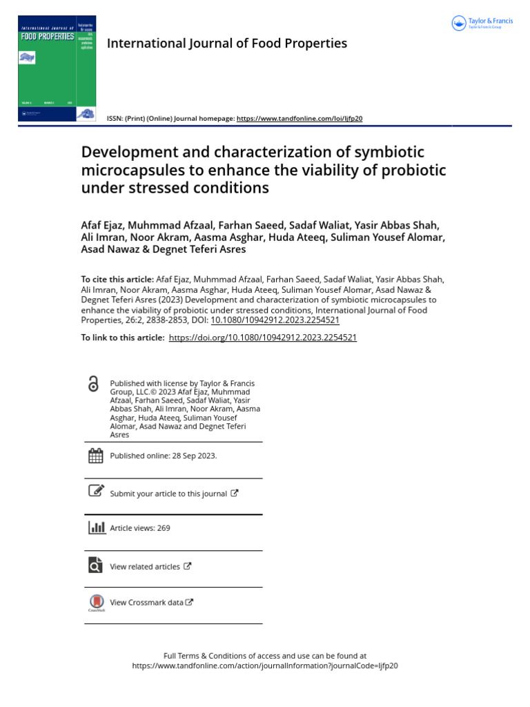 Probiotic Microcapsules with Onion Extract | PDF | Probiotic