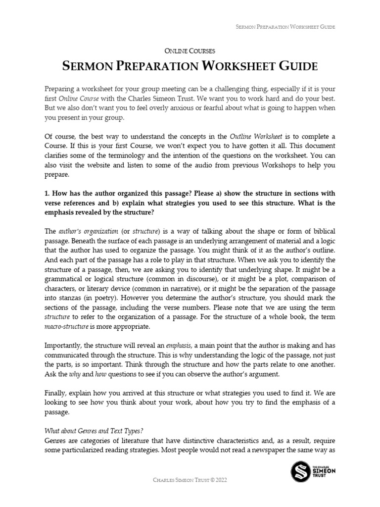 CST Course PREPARATION GUIDE | PDF | Gospels | Jesus