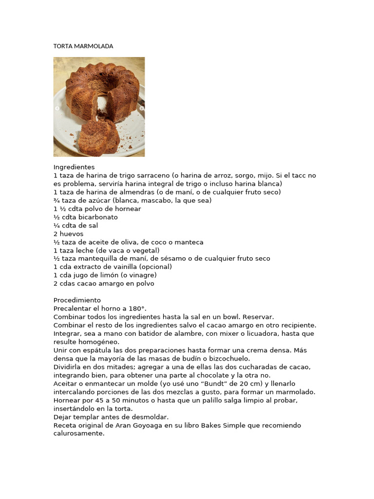 Recetas Nati Kiako | PDF | Chocolate | Alimentos