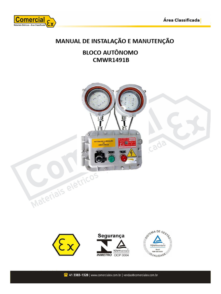 Manual de Instalação Bloco Autônomo CMWR1491B | PDF | Parafuso | Rede ...