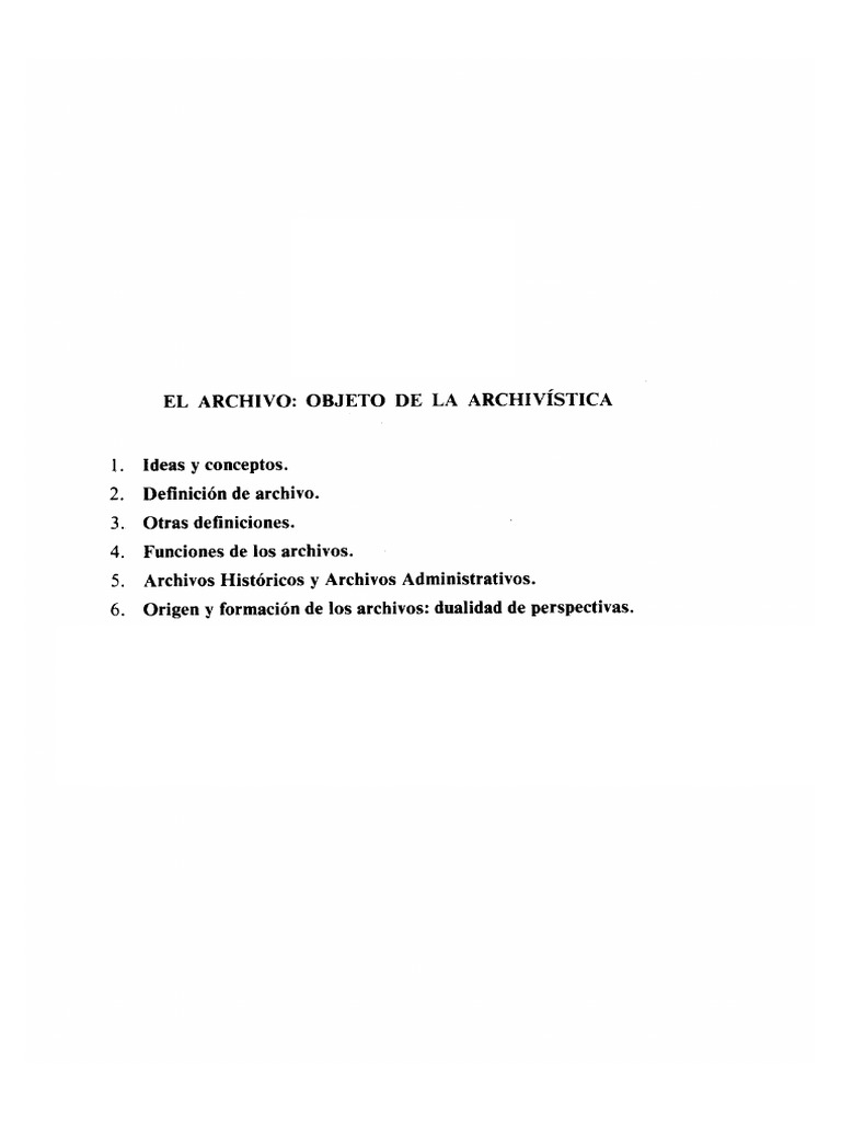 Cap Tulo 3 Objeto De: Clasificación Archivos Españoles | PDF