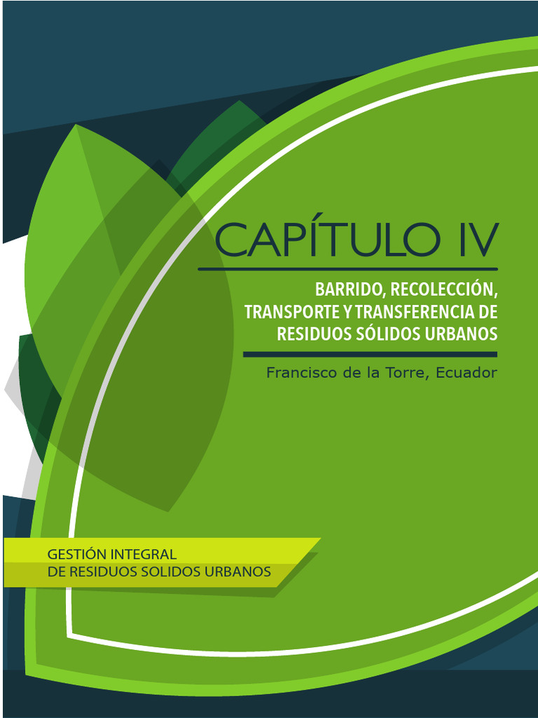 Libro Aidis - Cap 4 | PDF | Residuos | Residuos sólidos urbanos