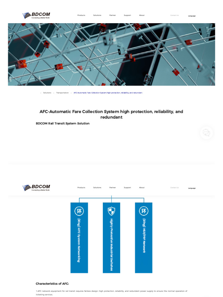 AFC-Automatic Fare Collection System high protection, reliability, and ...