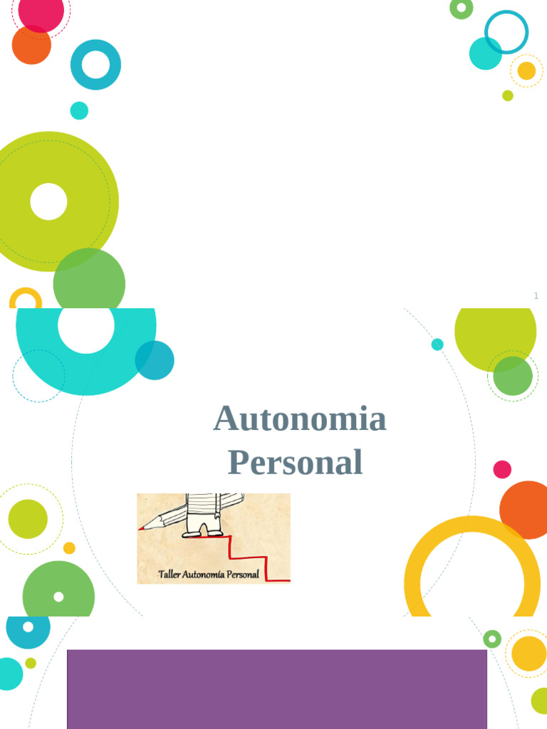 autonomia personal | PDF