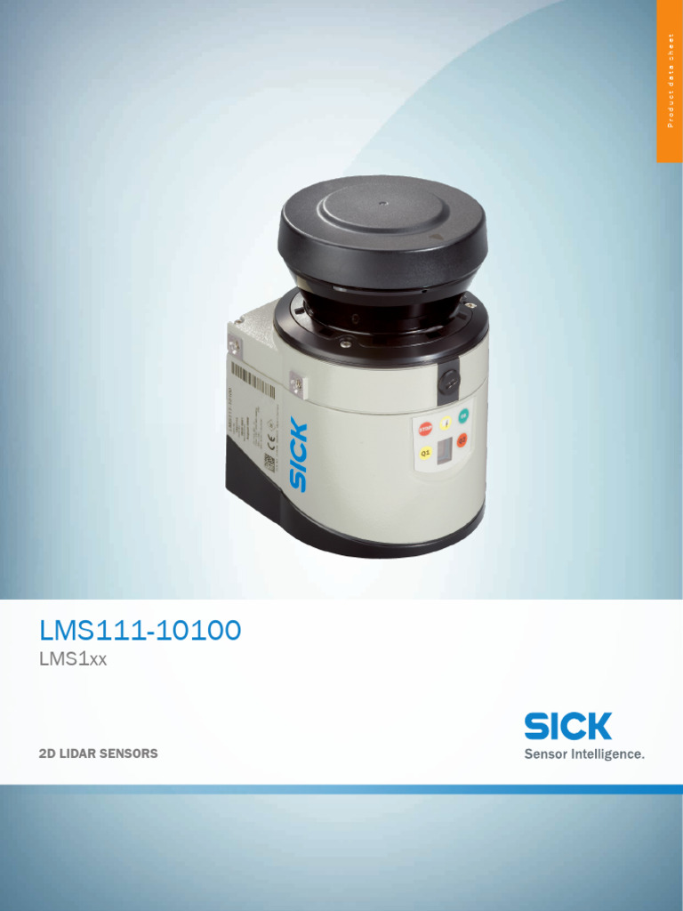 Datasheet LMS111-10100 1041114 en | PDF | Lidar | Electrical Connector