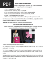 Emma Watson's UN Speech Transcript - Gender Equality | PDF | Feminism ...