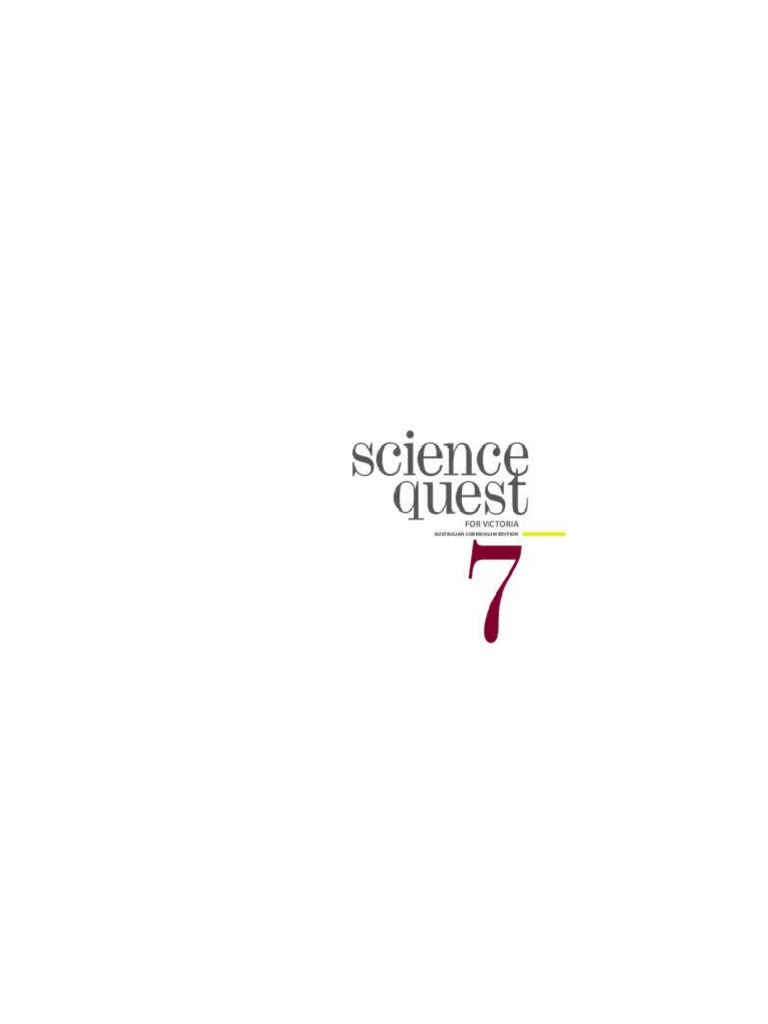 Science Quest 7 for Victoria Australian Curriculum Edition Graeme Lofts ...