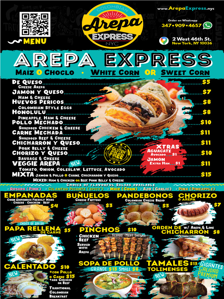 Arepa Express NYC Jan25 | PDF | Sauce | Cooking
