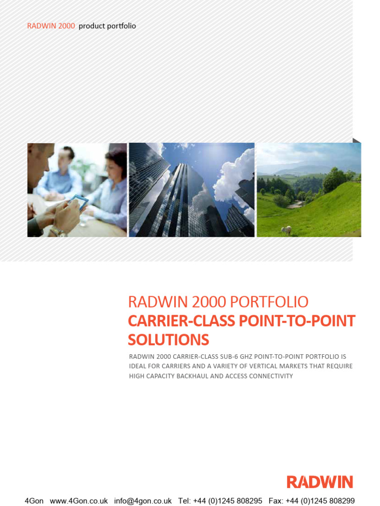 RADWIN2000_05-2012_eng | PDF | Radio | Mimo