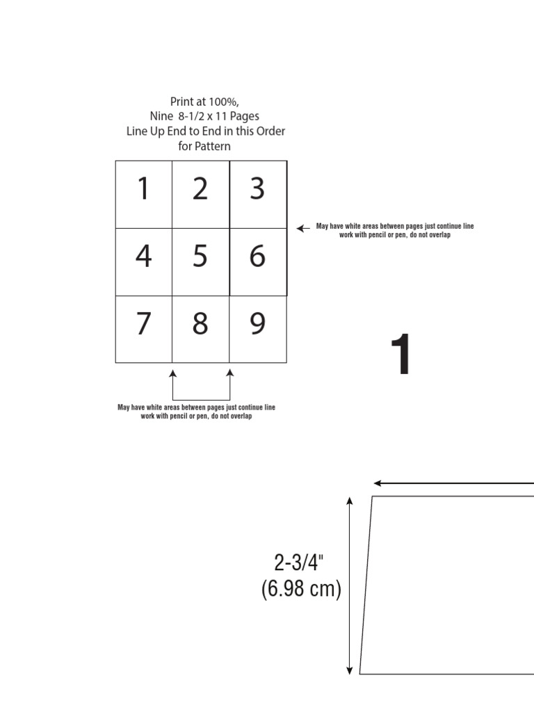 Leggings Tiled Pattern | PDF