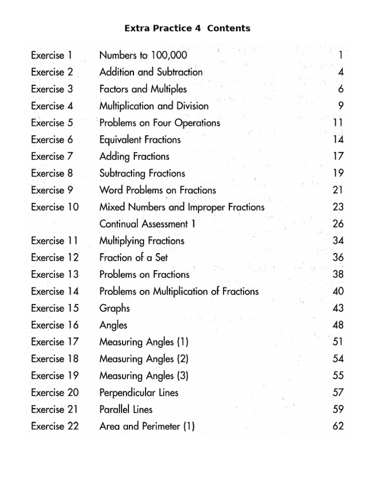 Extra Practice 4 Answers | PDF