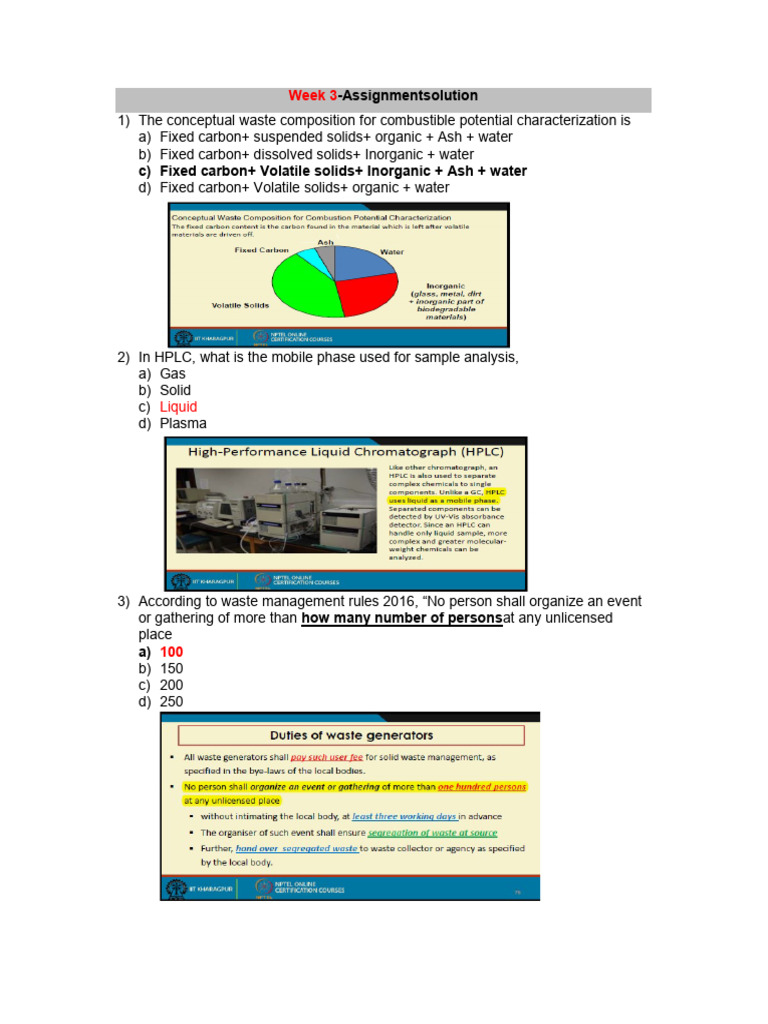 Week 3 - Assignment - Solutions | PDF | Materials | Applied And Interdisciplinary Physics