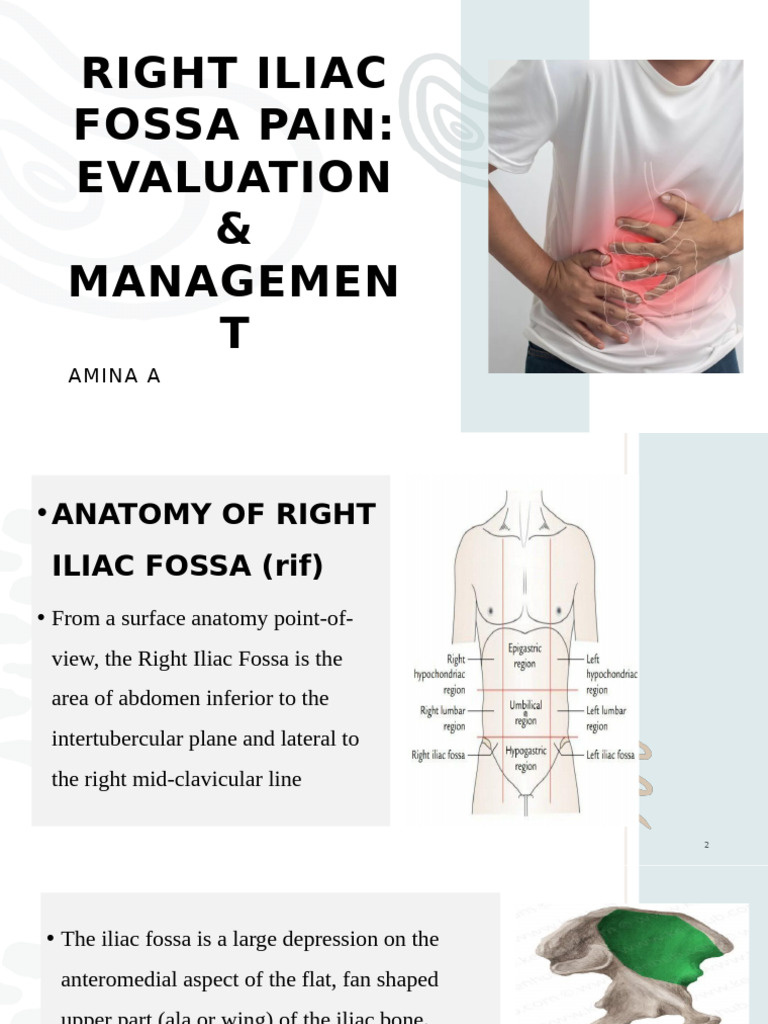 Right Iliac Fossa Pain: Evaluation & Management | PDF | Abdomen ...