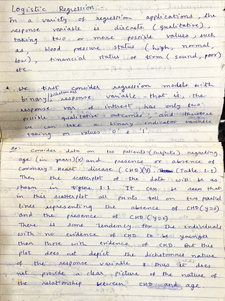 Lecture 10_Simple Logistic Regression | PDF