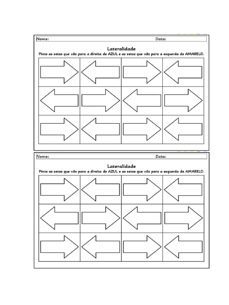 ativ lateralidade 1 imprimir | PDF