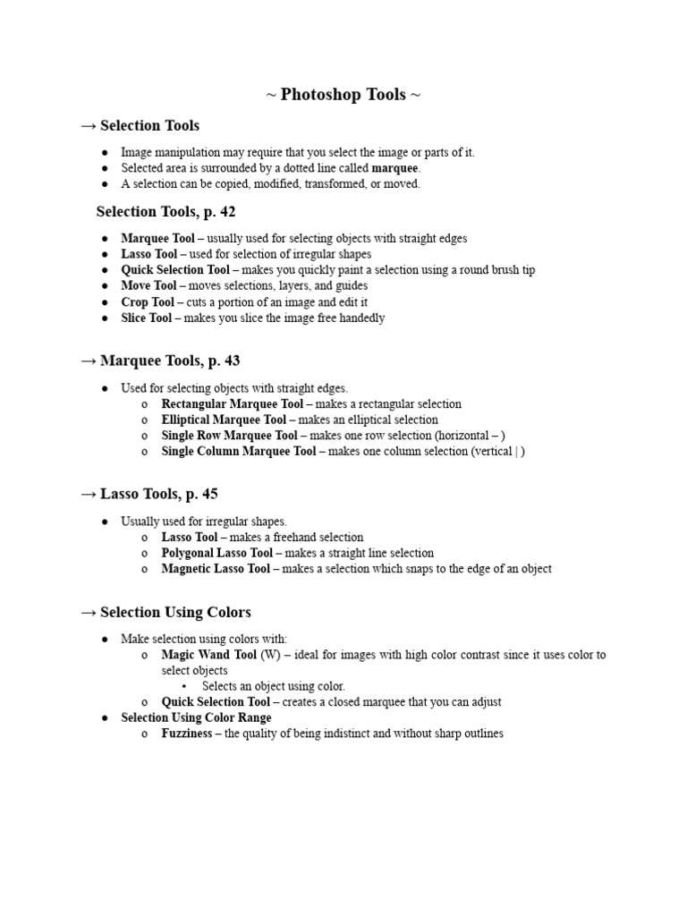 Computer 9 - Photoshop Tools & Working With Colors (2nd Q) | PDF | Rgb ...