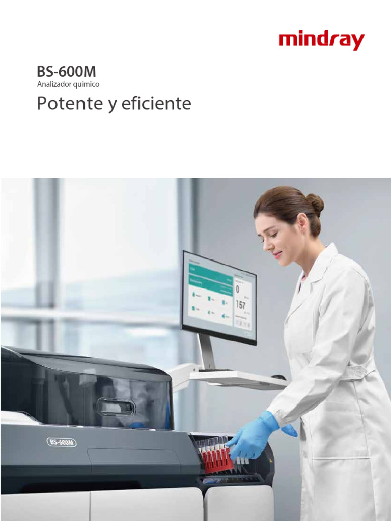 Catalogo Analizador Bioquimica BS600M Mindray 1 | PDF