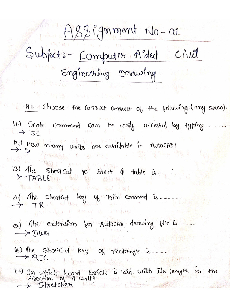 Cad Assignment | PDF