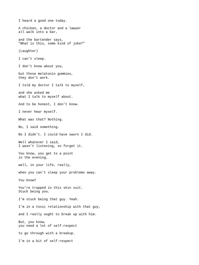 English Confessions of A Recovering People Pleaser Baron Ryan TED | PDF