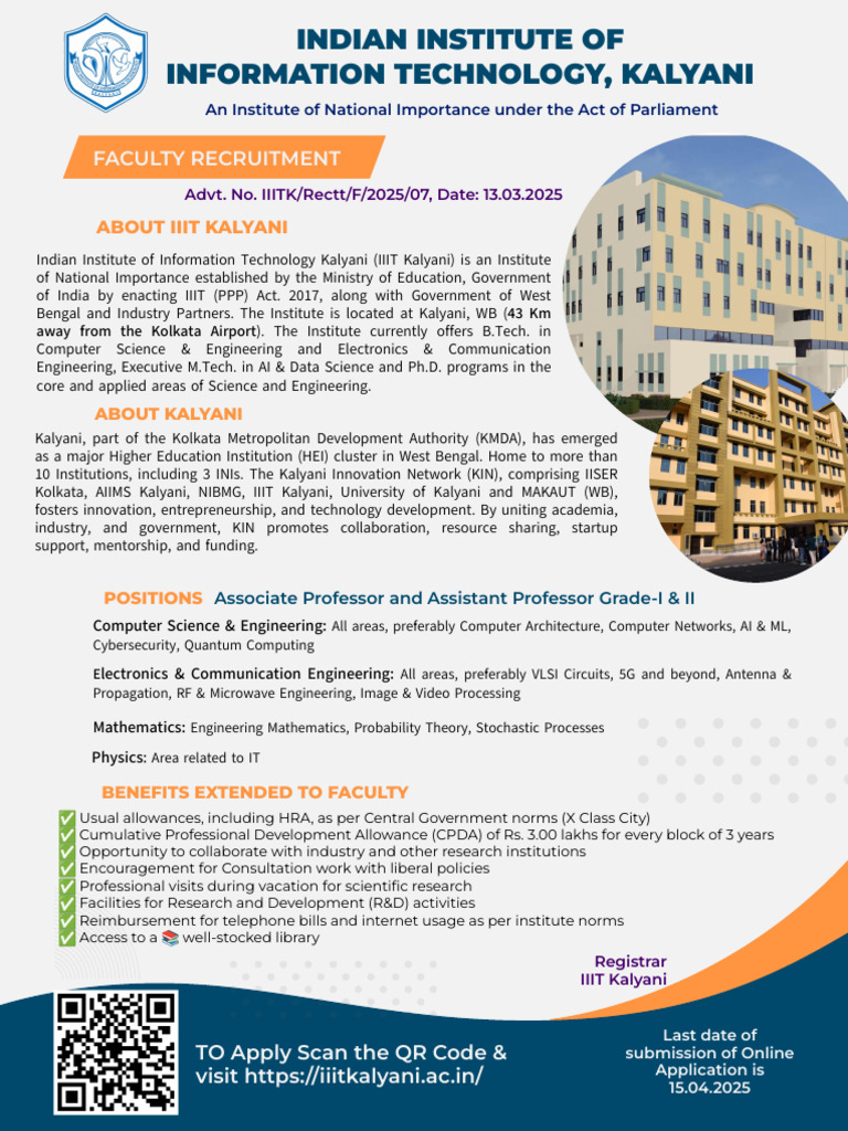 Iiitk Advt 13.03.2025 Full | PDF | Doctor Of Philosophy