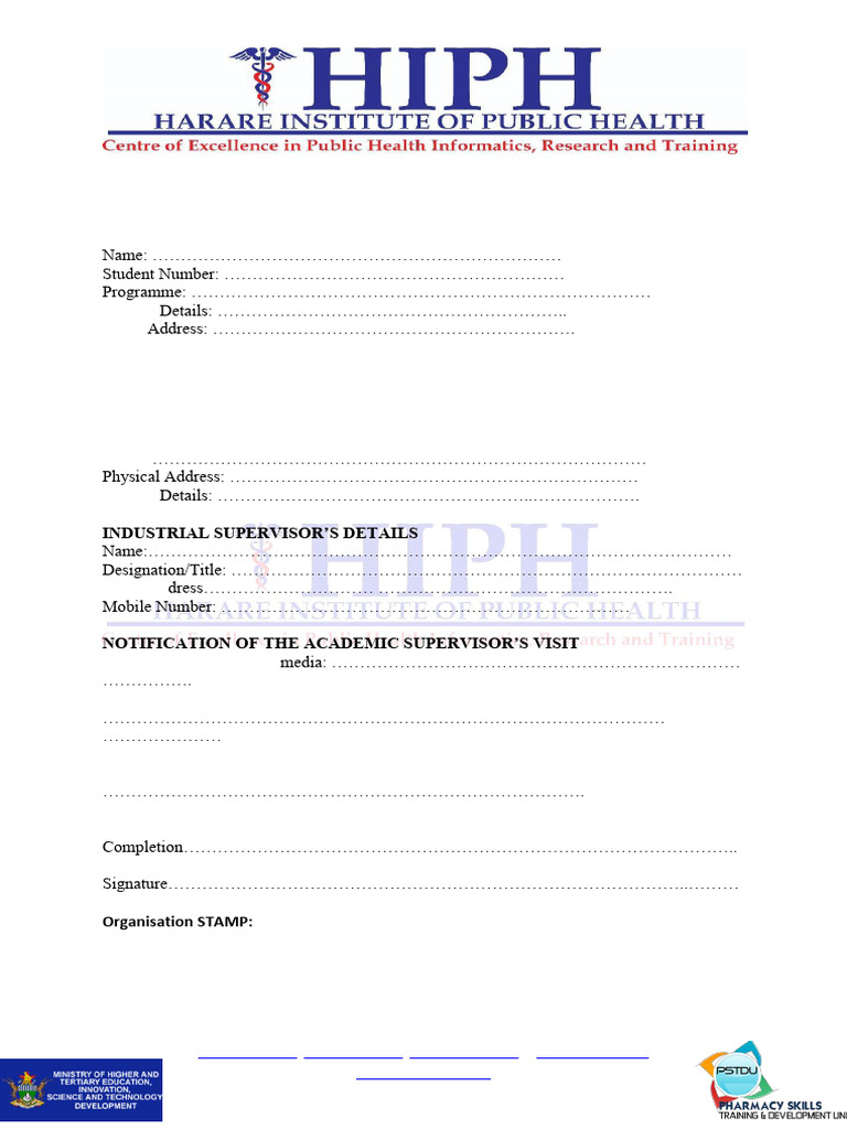 Industrial Attachment Confirmation Form | PDF