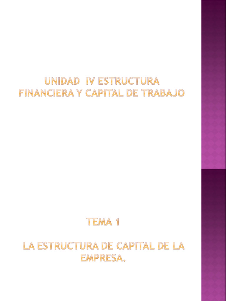 Unidad 4 | PDF | Apalancamiento (Finanzas) | Compartir (Finanzas)