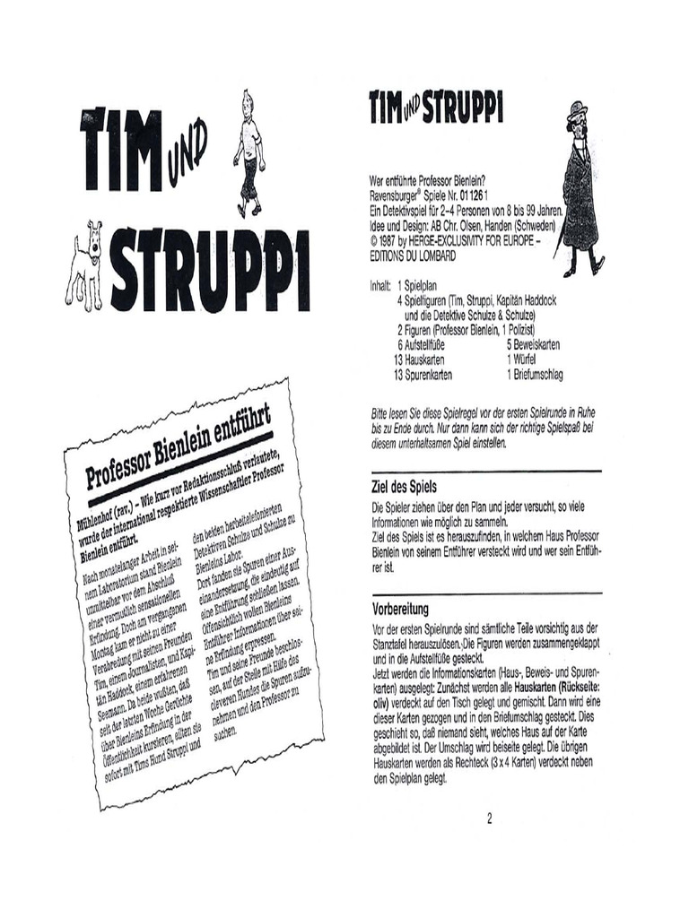 Tim Und Struppi | PDF