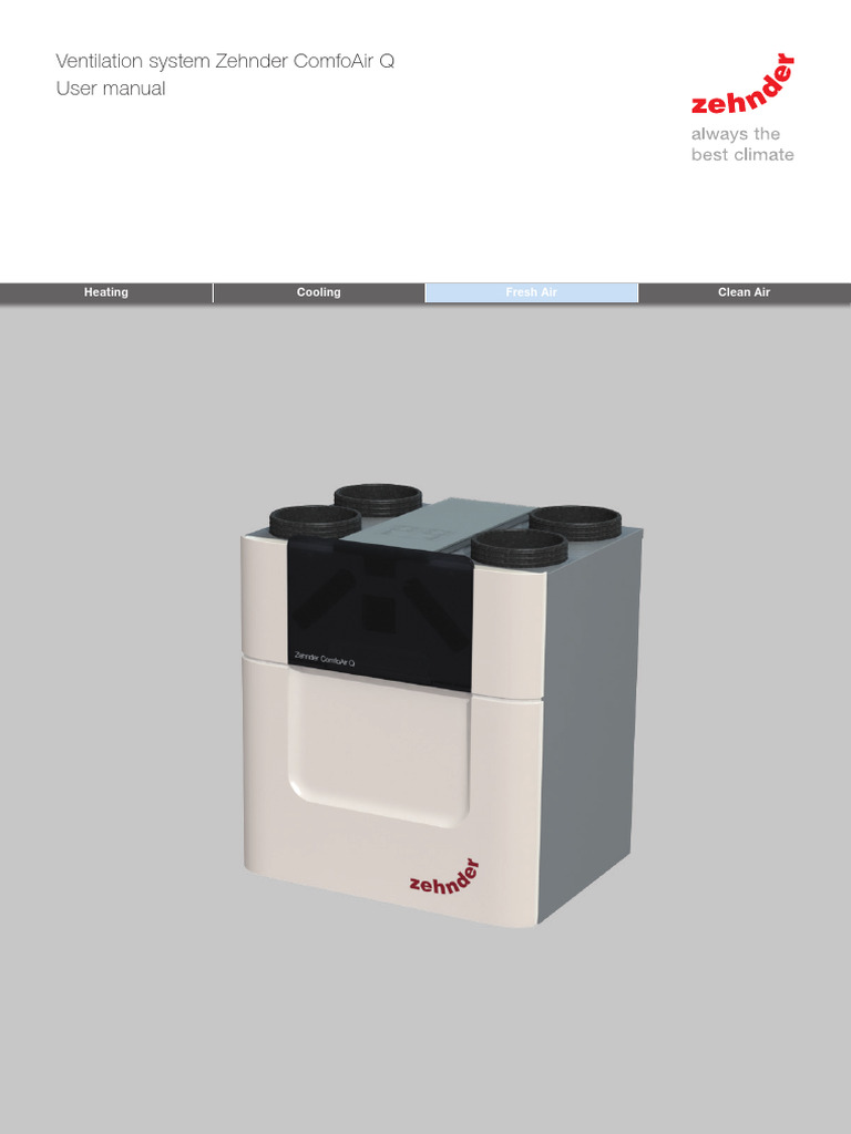 asset-instruction-manual-zehnder-comfoair-q-en-uk | PDF | Menu (Computing) | Ventilation ...
