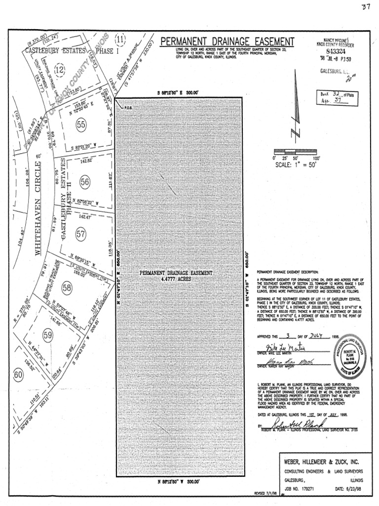 Permanent Drainage Easement | PDF