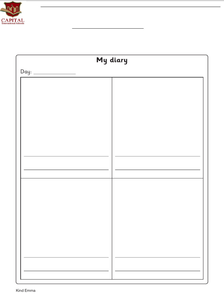 My Diary: Collins: Kind Emma | PDF