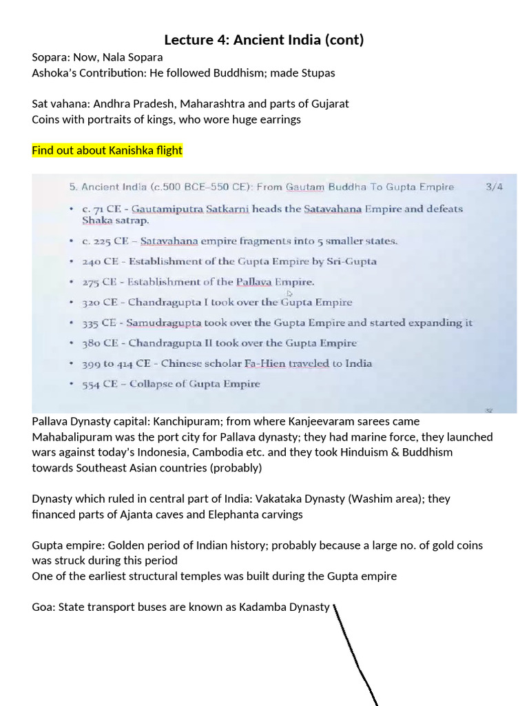 4 Ancient India (Cont) | PDF