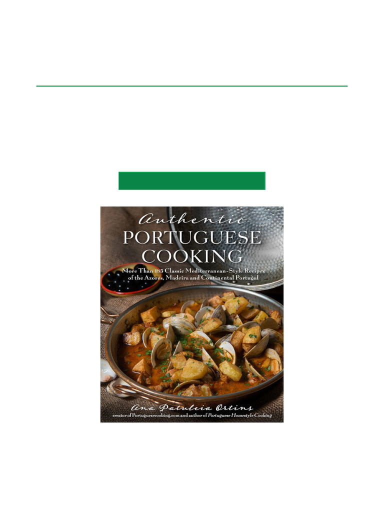 Authentic Portuguese Recipes Book | PDF