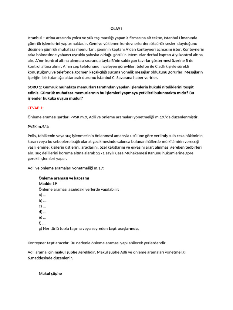 CMK Pratik Cevapları | PDF