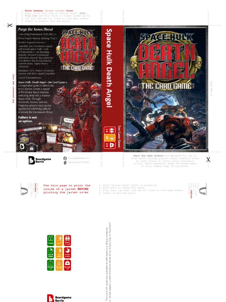 SBG Jacket - Space Hulk Death Angel | PDF