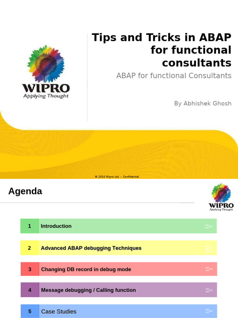 Tips and Tricks in ABAP For Functional Consultants | PDF | Debugging | Software Development