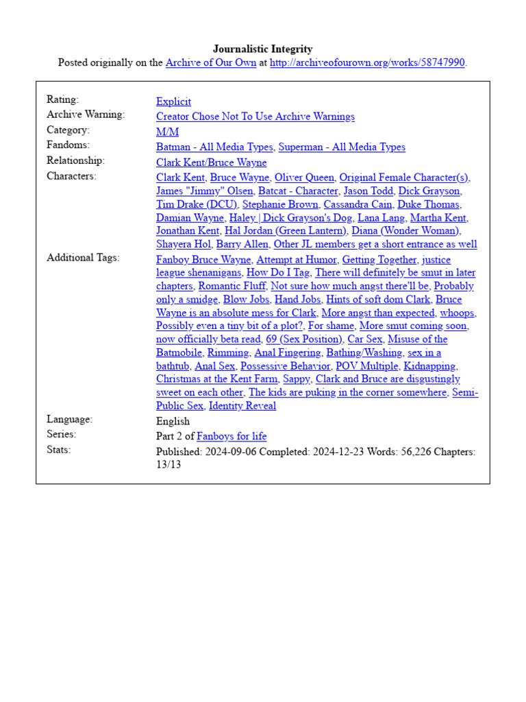 Journalistic_Integrity (1) | PDF | Batman | Superman