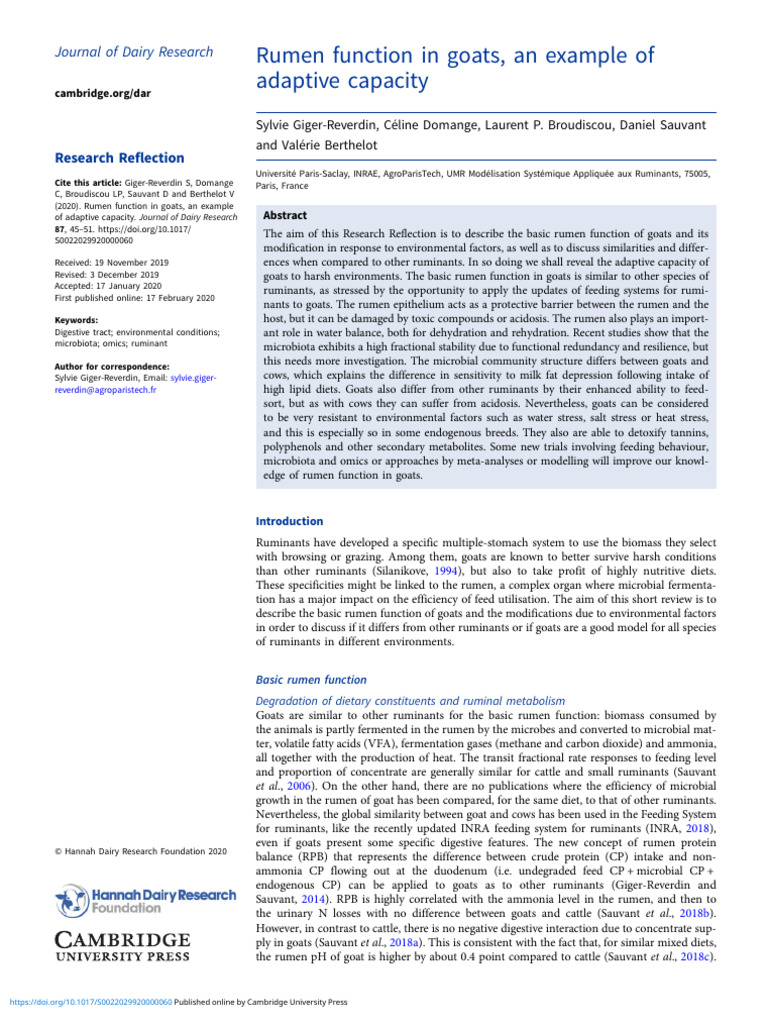 Giger-Reverdin et al_2020_Rumen function in goats, an example of ...