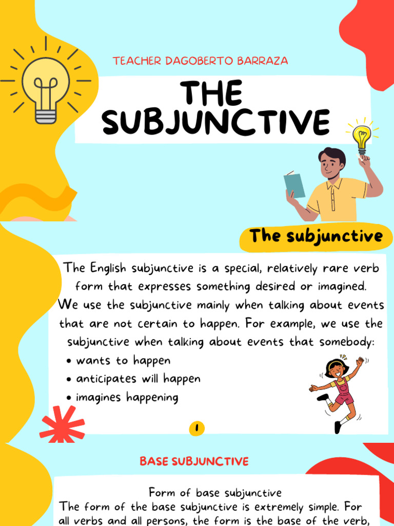The Subjunctive (1) | PDF