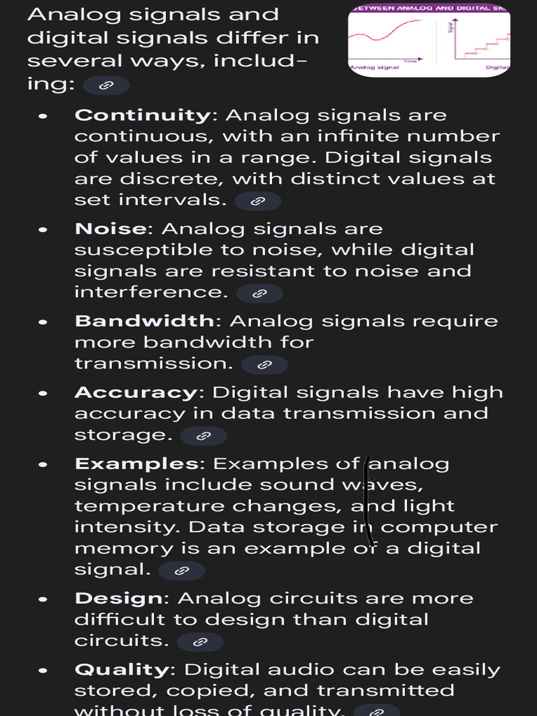 Analog Vs Digital Signal - Google Search | PDF