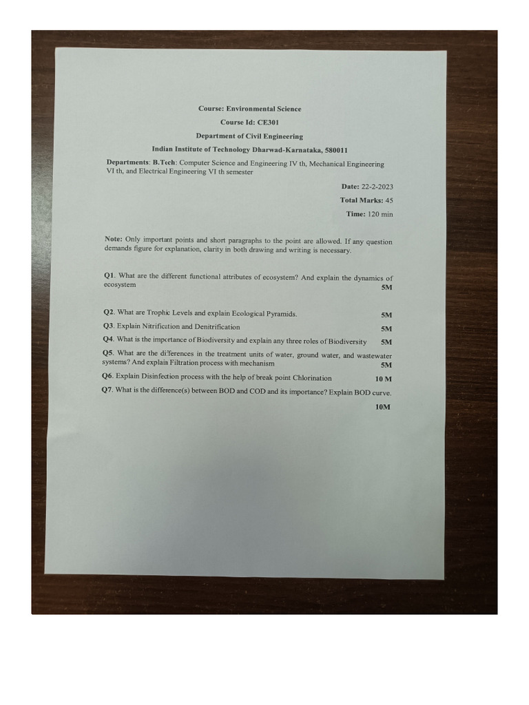 Evs Midsem 2023 Pdf