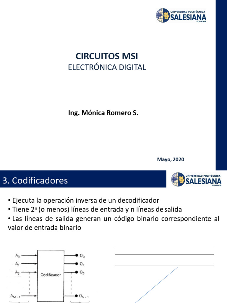7. codificador_multiplexor | PDF | Decimal codificado en binario | Ingeniería Electrónica