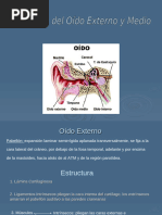 Anatomía de la Caja Timpánica | PDF | Oído | Sistema Auditorio