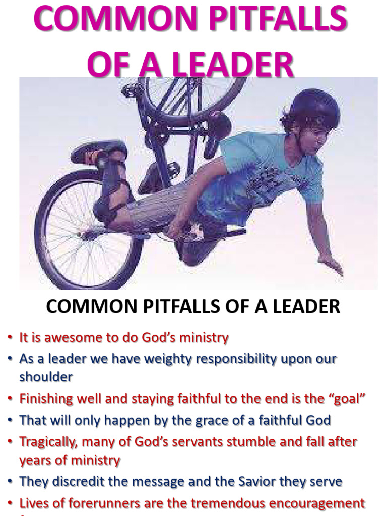 Lesson 05 COMMON PITFALLS OF A LEADER | PDF | Jesus | Love