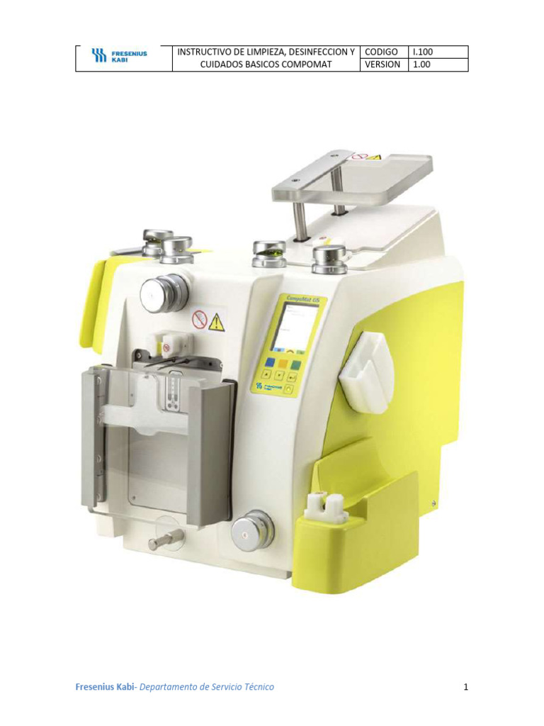 Proceso de Limpieza Compomat | PDF | Tornillo | Blanqueador