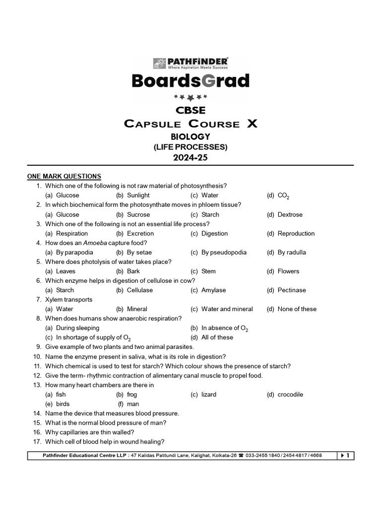 Bio-Science - (2024-24) - X (Capsule) - (Ques) | PDF | Dominance (Genetics) | Biology